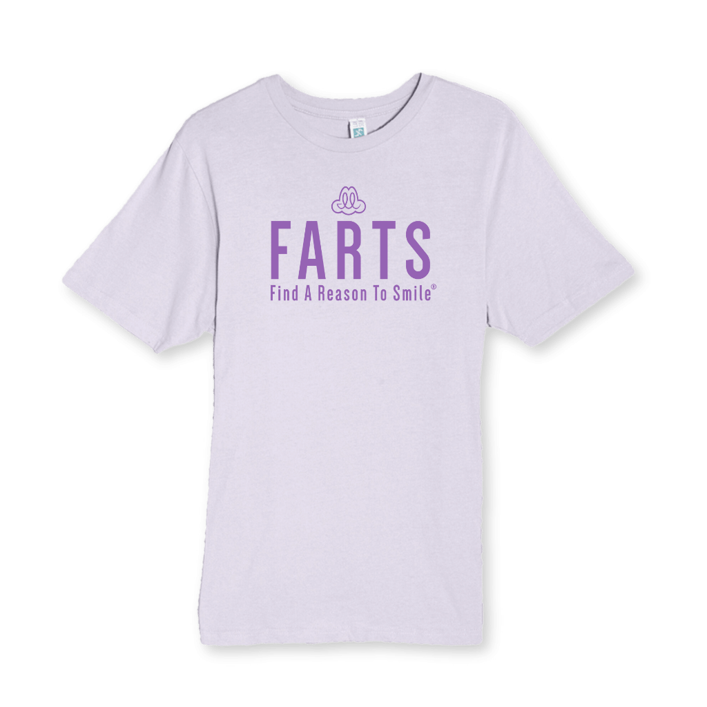 FARTS T-shirt - Unisex Lilac – FARTS Apparel - Find A Reason To Smile