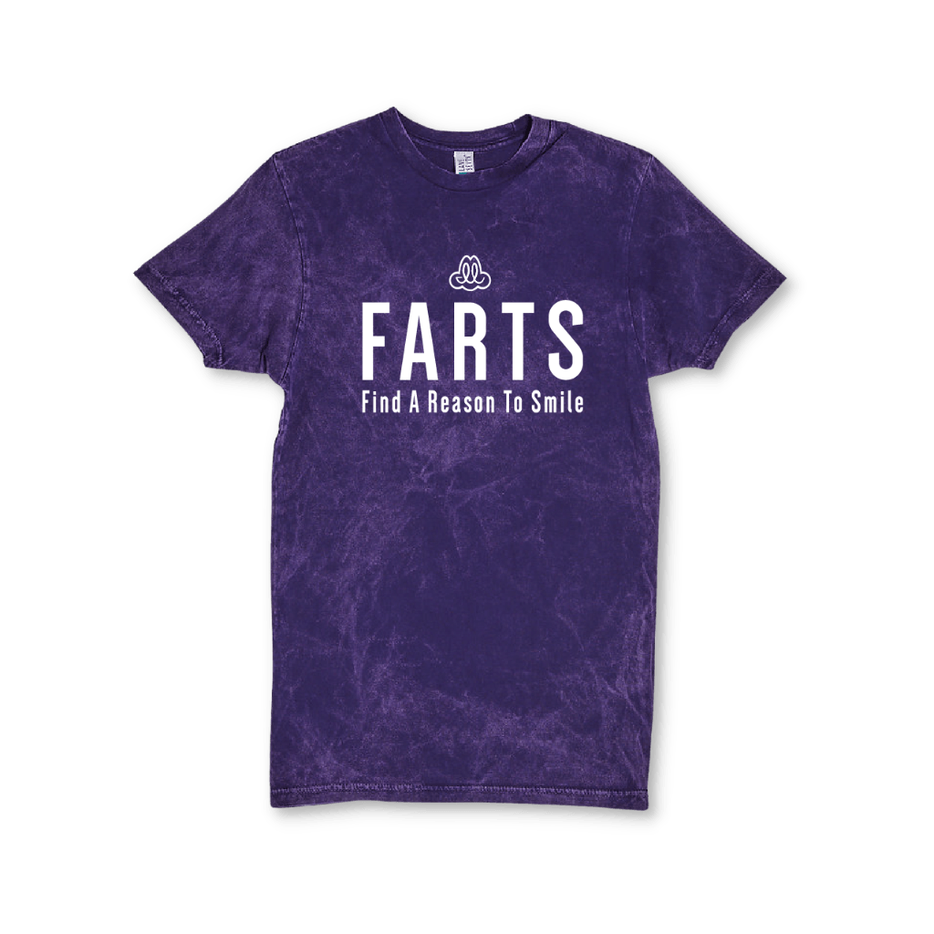FARTS T-shirt - Unisex Cloud Purple – FARTS Apparel - Find A Reason To ...